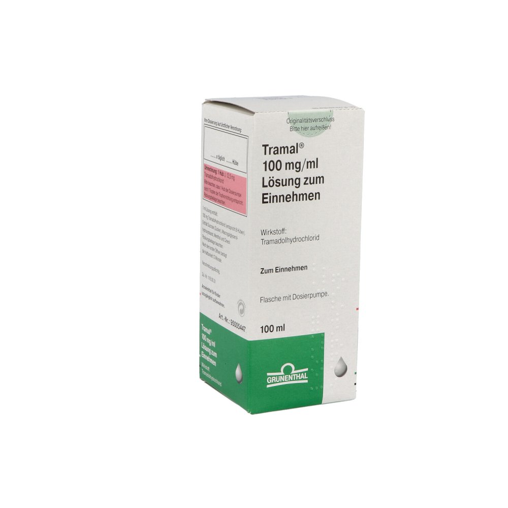Tramal 100mg/ml Lösung zum Einnehmen 100 ml online kaufen