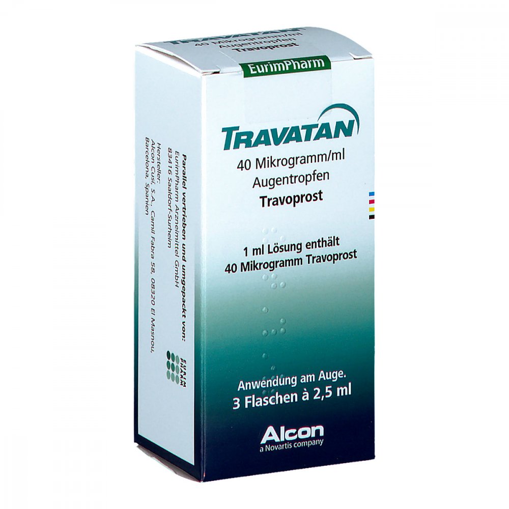 Travatan 40 Μg/ml Augentropfen 3X2.5 ml online kaufen