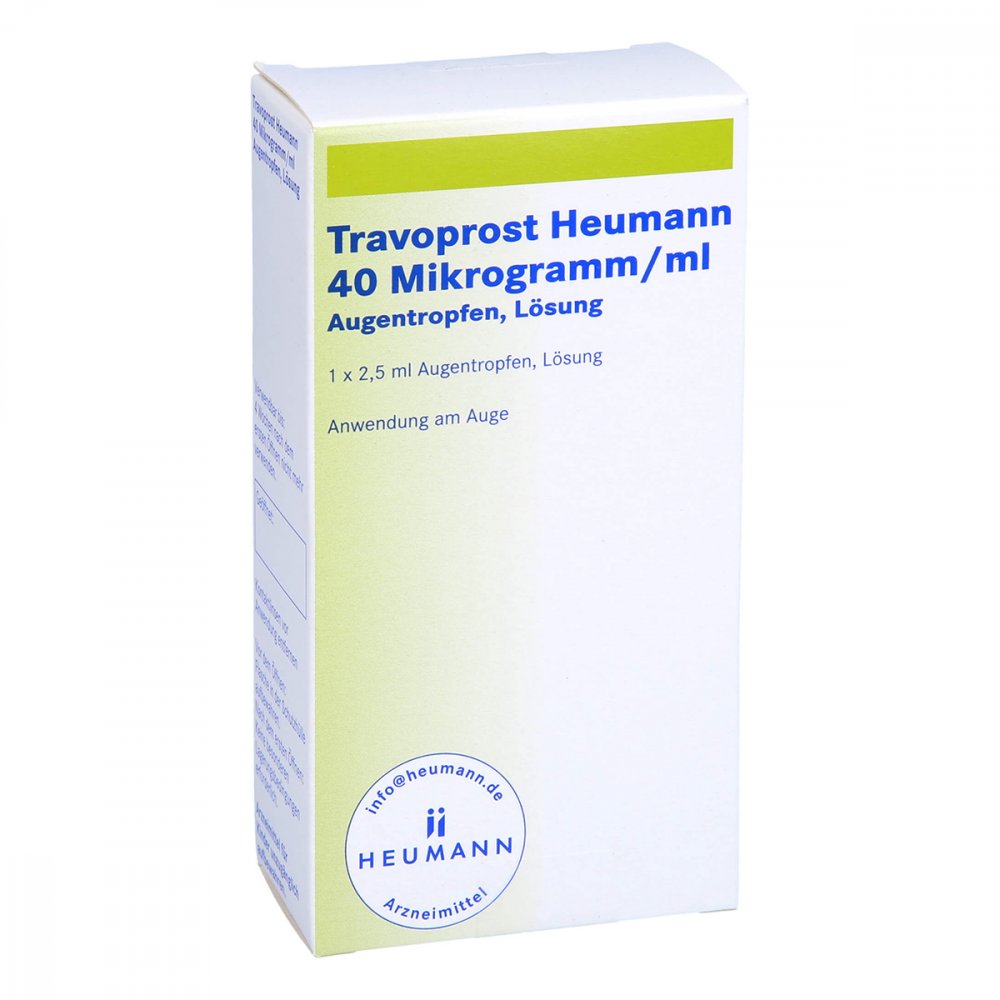 Travoprost Heumann 40 Mikrogramm/ml Augentropfen 2.5 ml