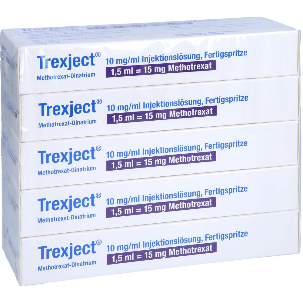 Trexject 15 mg 10 mg/ml iniecto -lsg.i.e.fertigspr. 5 stk
