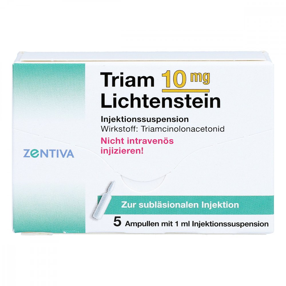 Triam 10 Lichtenstein Kristallsuspension Ampullen 5X1 ml