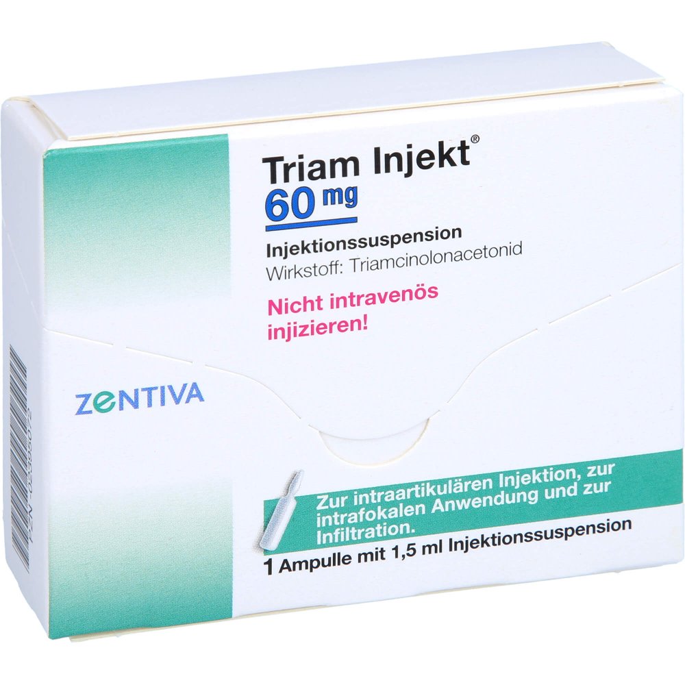 Triam Injekt 60 mg Kristallsuspension in Ampullen 1X1.5 ml