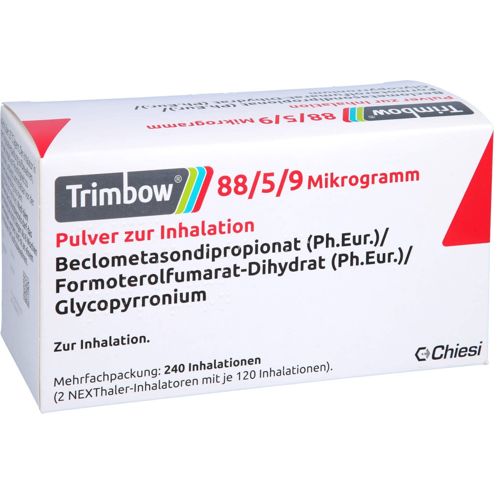 Trimbow 88/5/9 Μg 240ed Plv.z.inhalation Nexthaler 2 stk