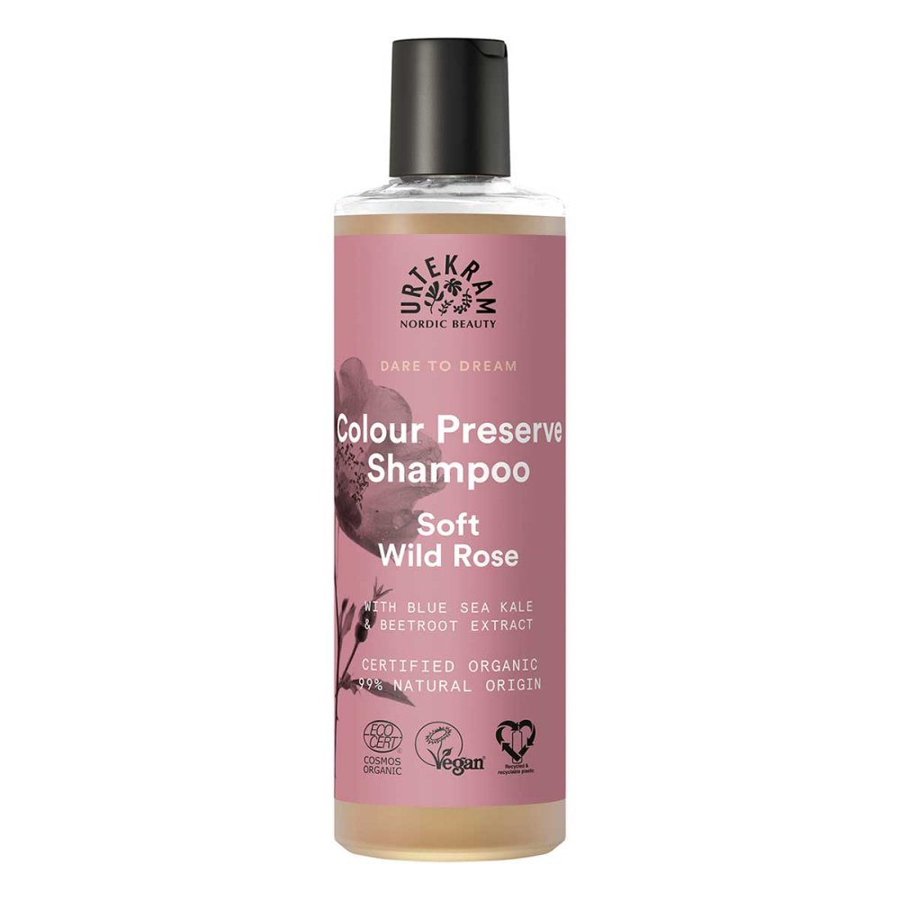 Urtekram Soft Wild Rose Colour Preserve Shampoo 250 ml