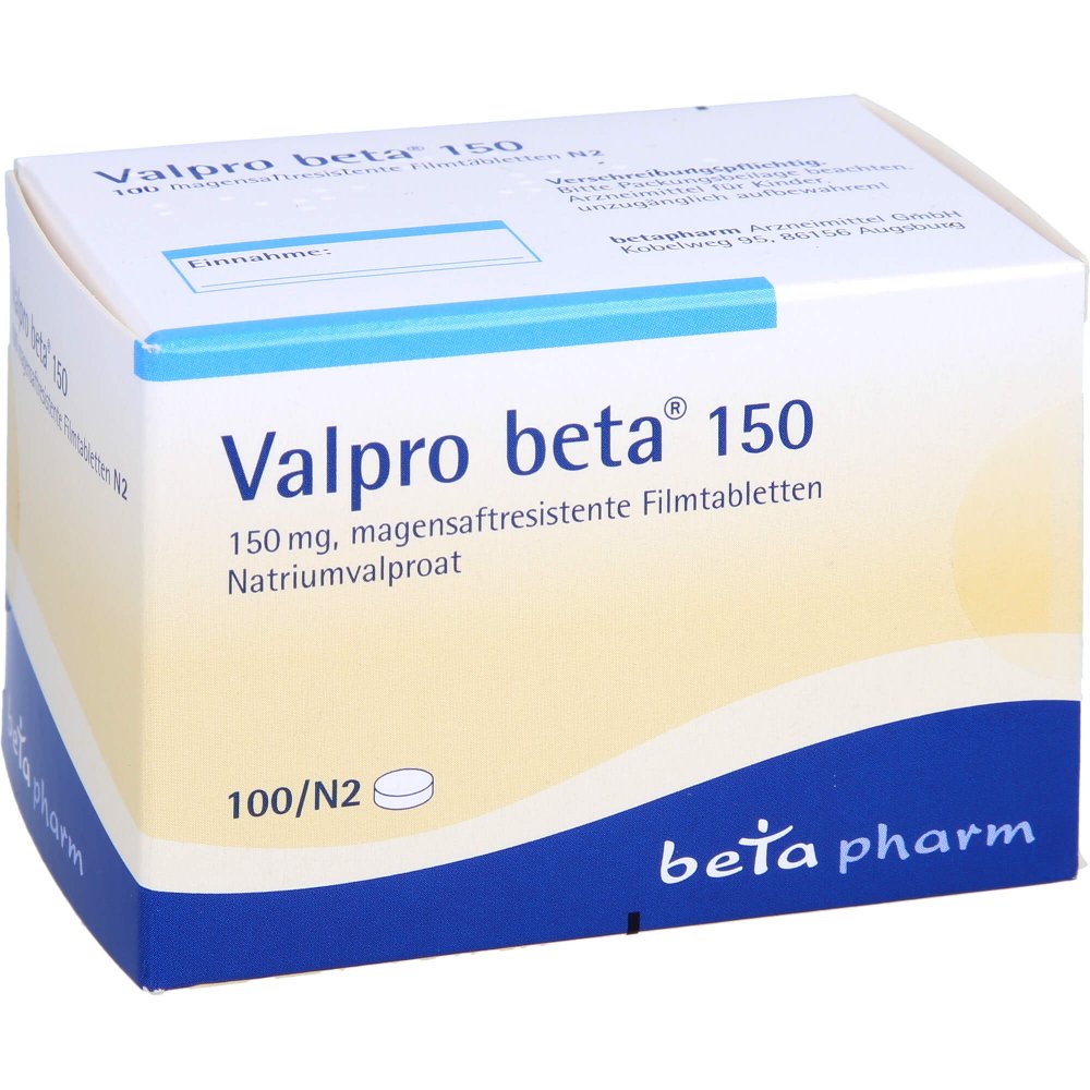 Valpro Beta 150 magensaftresistente Filmtabletten 100 stk