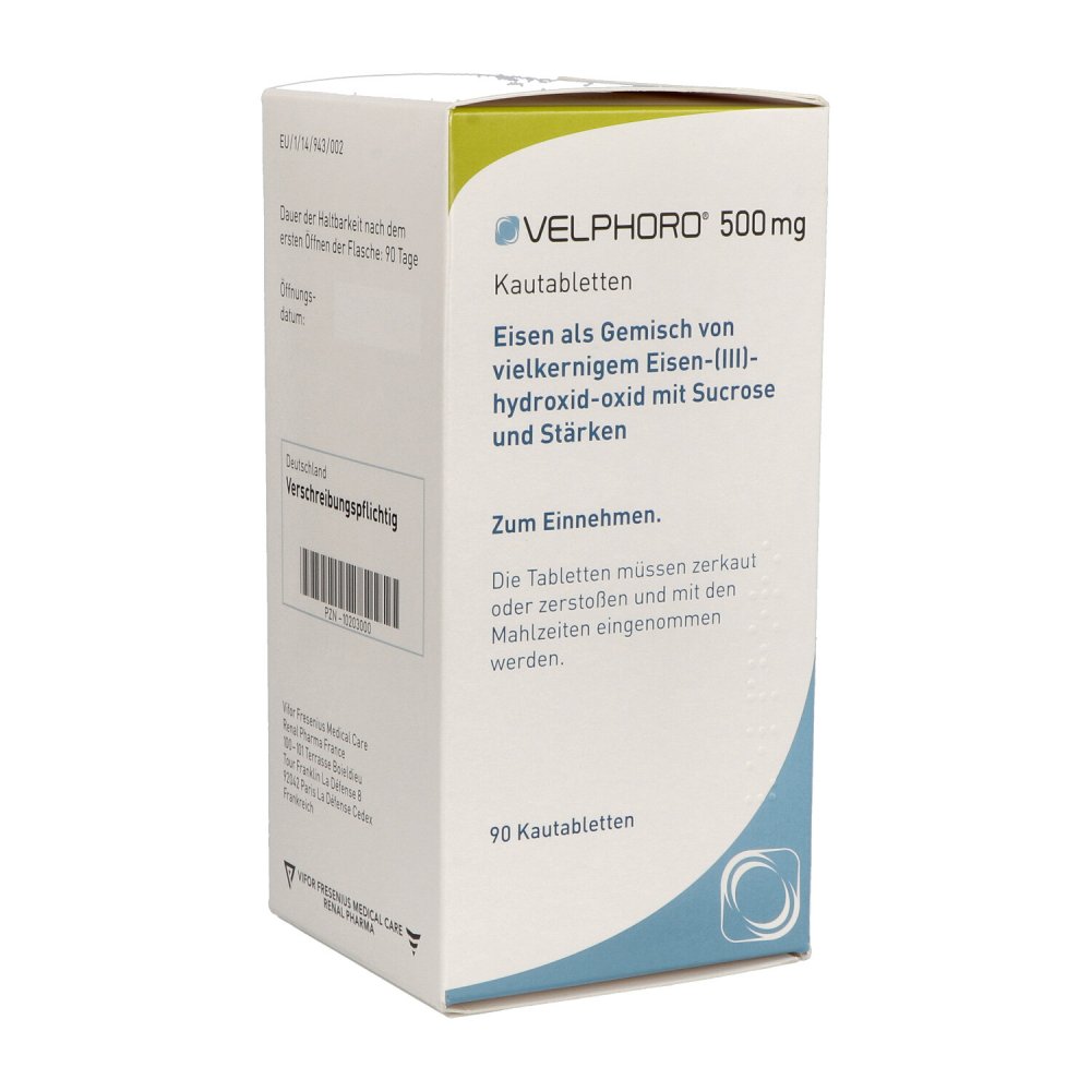 Velphoro 500 mg Kautabletten 90 stk online kaufen