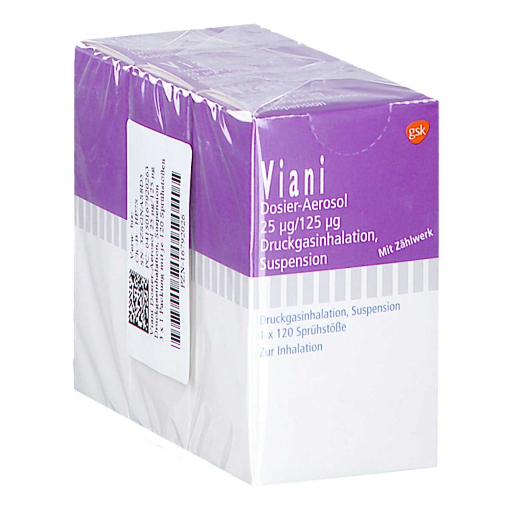 Viani 25 Μg/125 Μg 3x120 Hub Dosieraerosol 3X120 stk