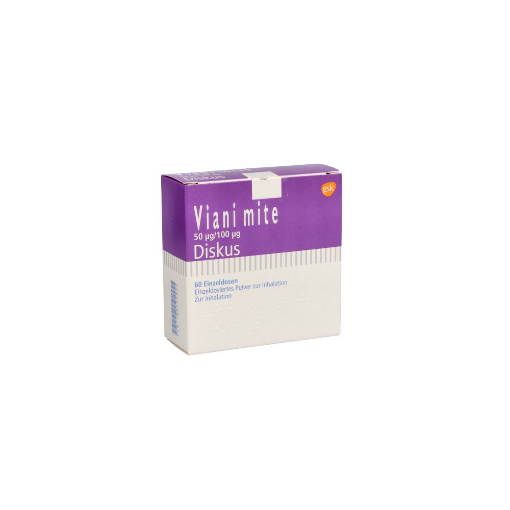 Viani mite 50μg/100μg Diskus 60 stk online kaufen