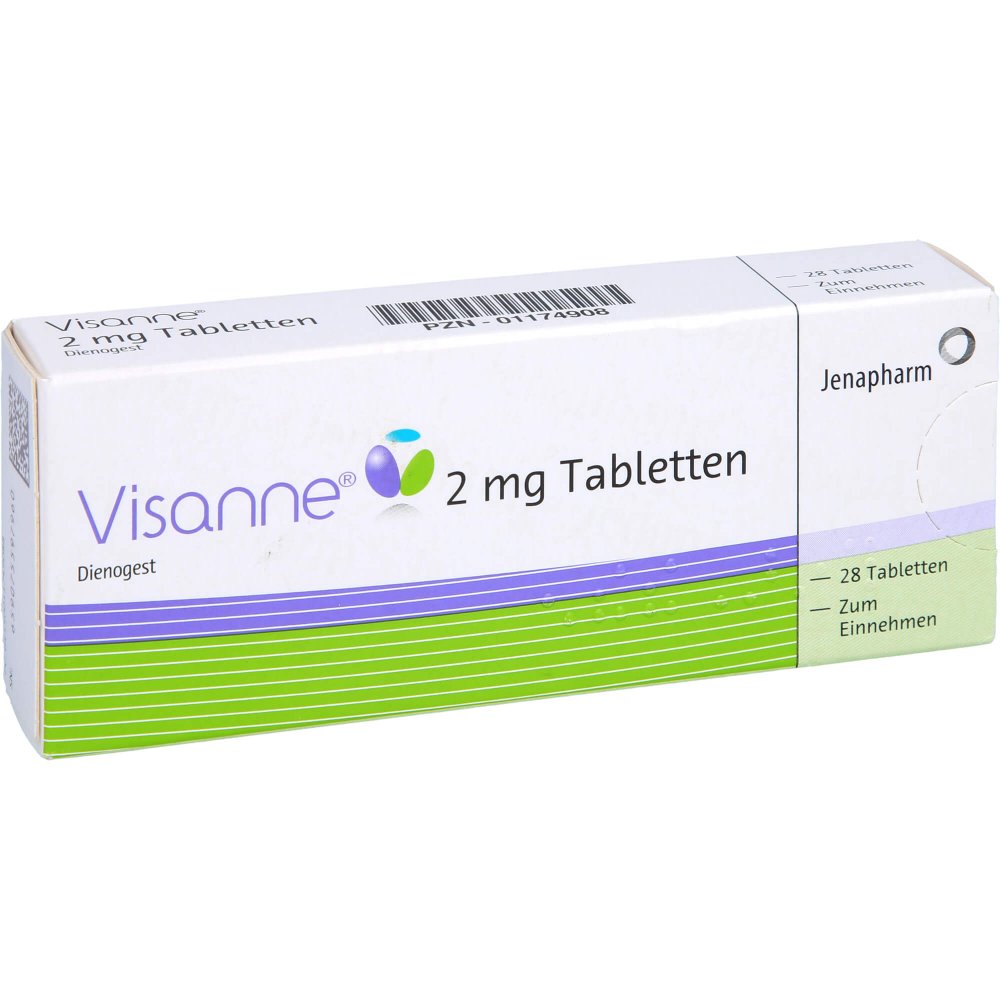 Visanne 2 mg Tabletten 1X28 stk online kaufen
