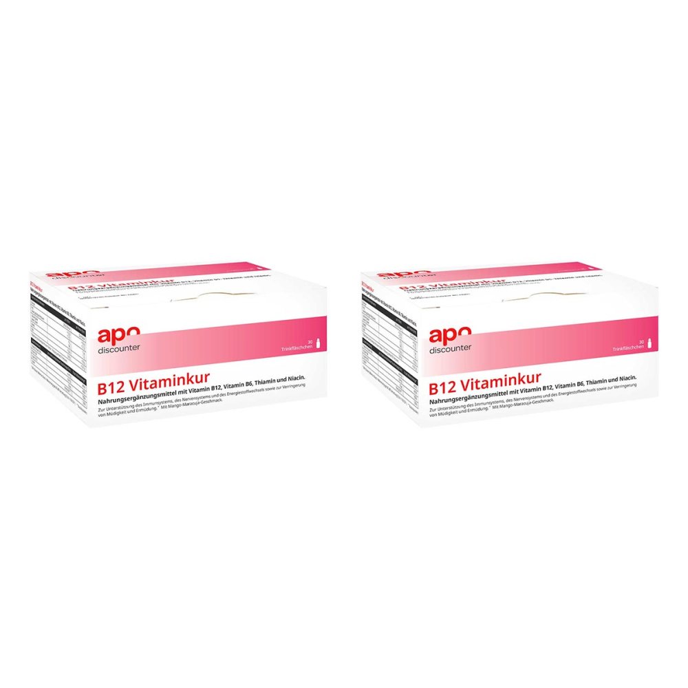Vitamin B12 Trinkampullen mit Niacin und Thiamin 60x8 ml