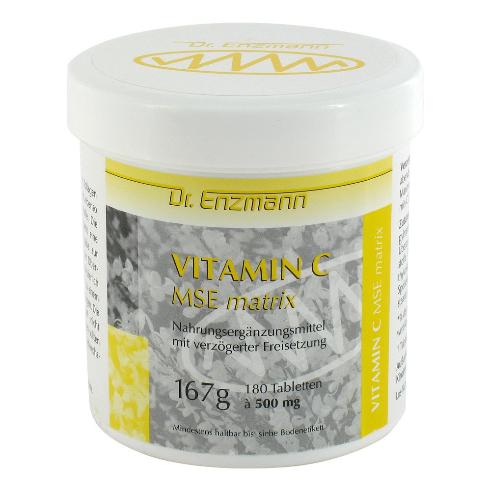 Vitamin C Matrix 500 mg Mse Nem Tabletten 180 stk