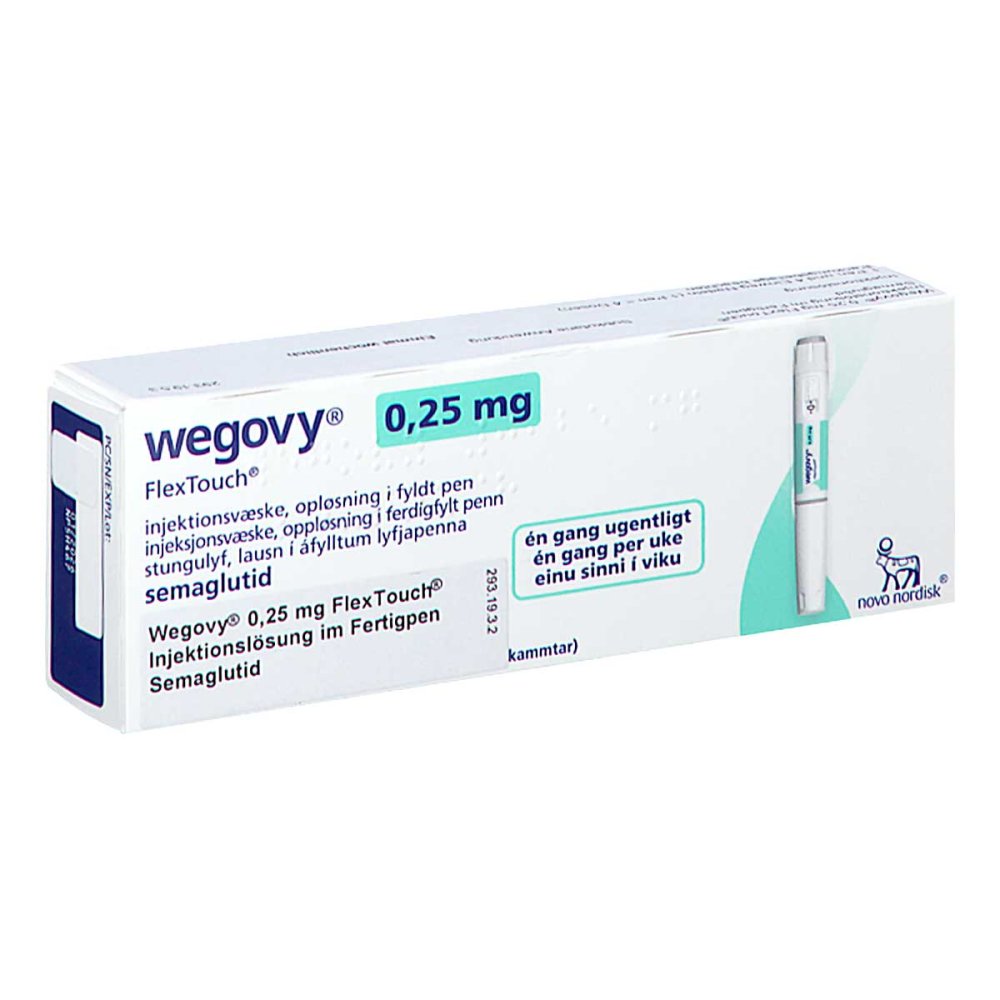 Wegovy 0,25 Mg Flextouch Injektionslösung fertigpen 1X1.5 ml