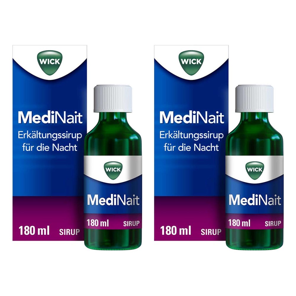 Wick MediNait Erkältungssirup x2 aus unserer Versandapotheke