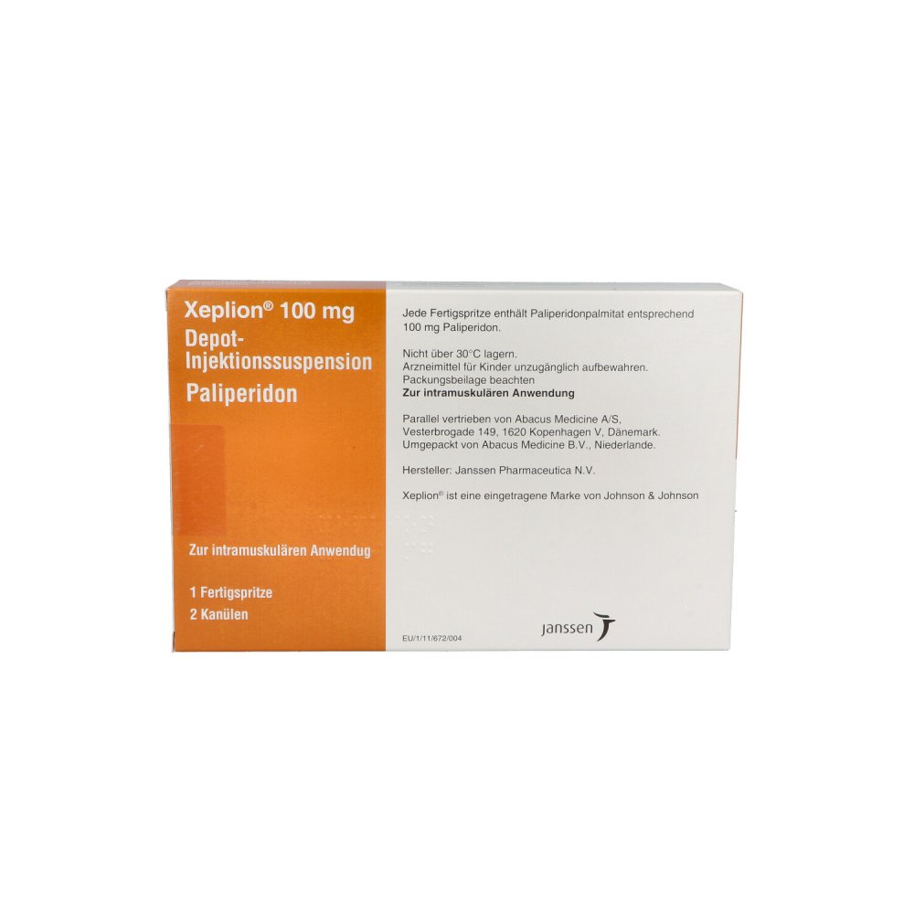 Xeplion 100 mg Depot-injektionssusp.i.e.fertigspr. 1 stk