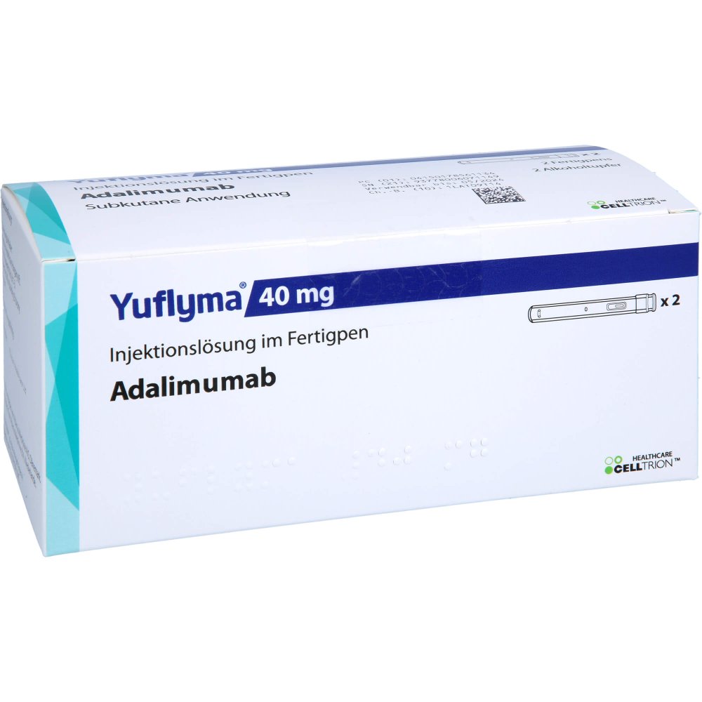 Yuflyma 40 Mg/0,4 Ml iniecto -lösung Im Fertigpen 2 stk