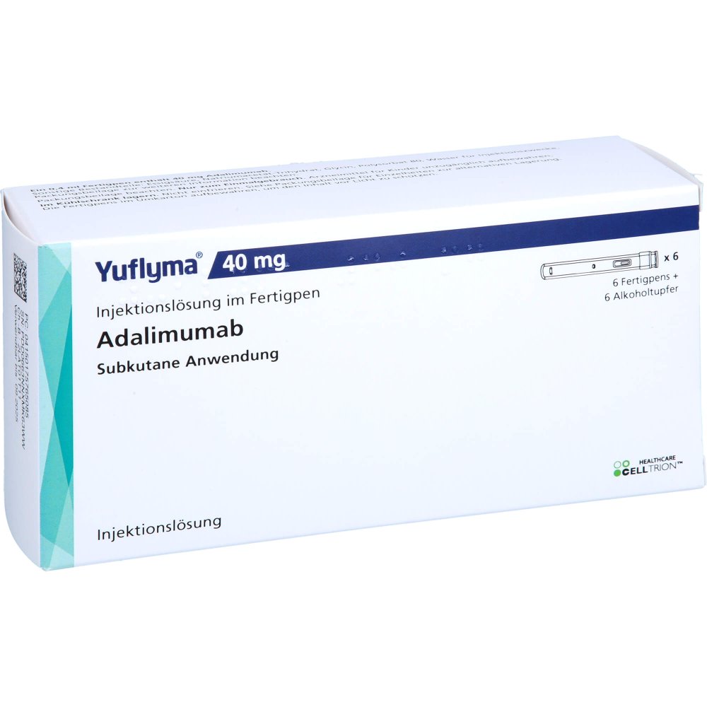 Yuflyma 40 Mg/0,4 Ml iniecto -lösung Im Fertigpen 6 stk