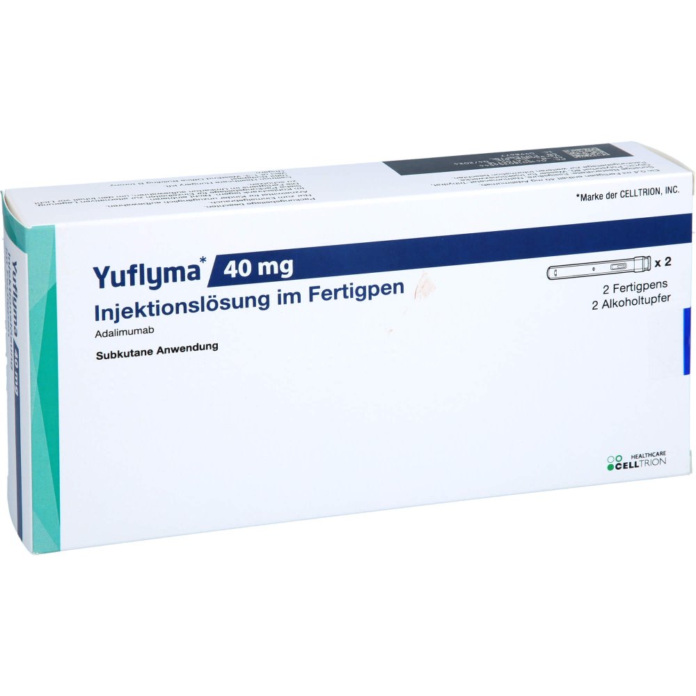 Yuflyma 40 Mg/0,4 Ml iniecto -lösung Im Fertigpen 2 stk