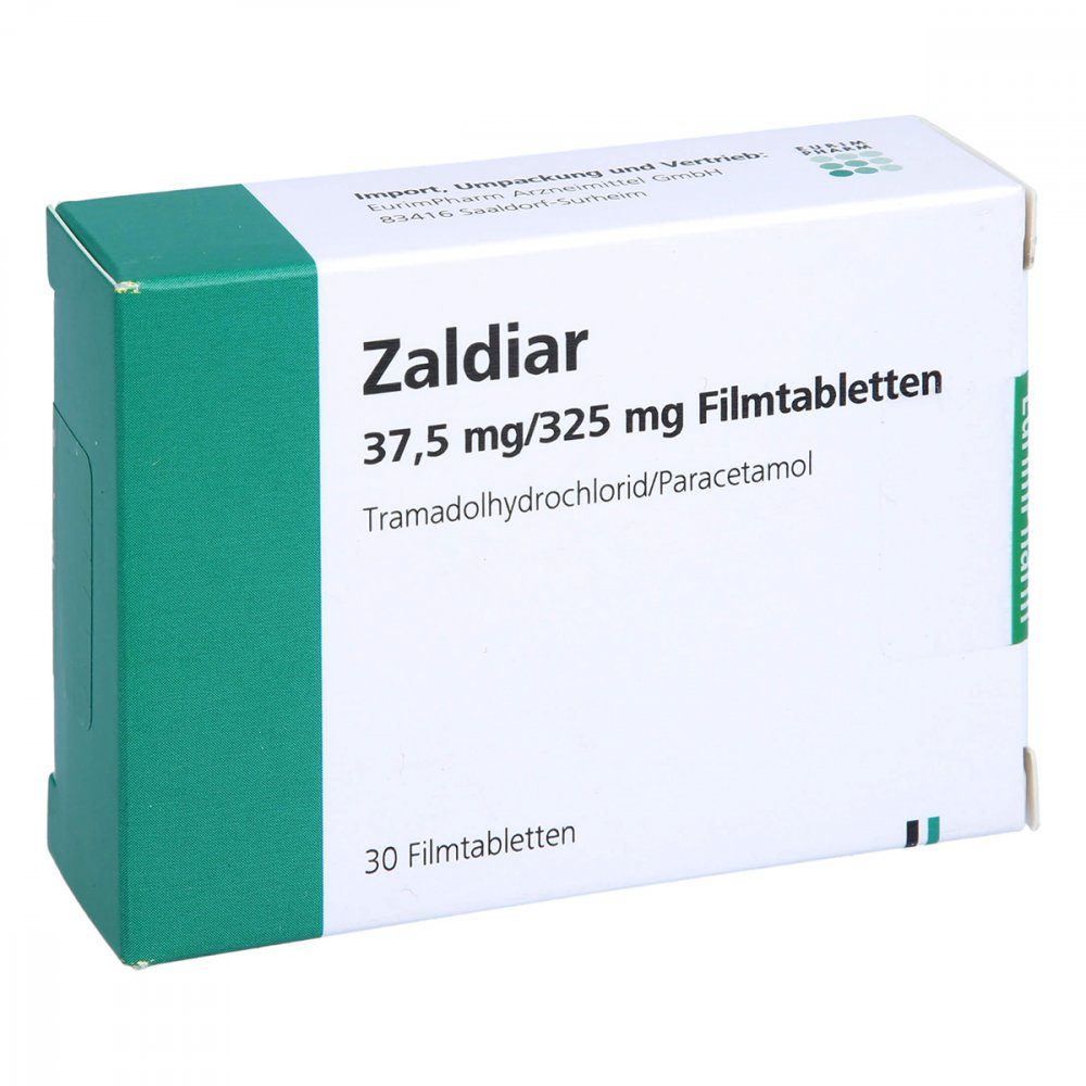 Zaldiar 37,5 mg/325 mg Filmtabletten 30 stk online kaufen