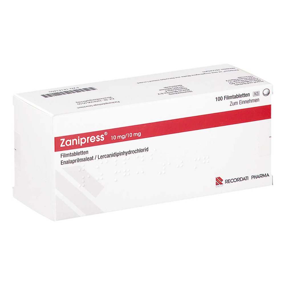 Zanipress 10 mg/10 mg Filmtabletten 100 stk online kaufen
