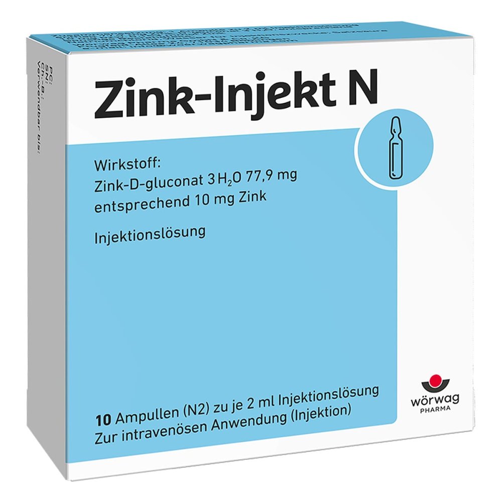 Zink-injekt N Injektionslösung 10X2 ml online kaufen