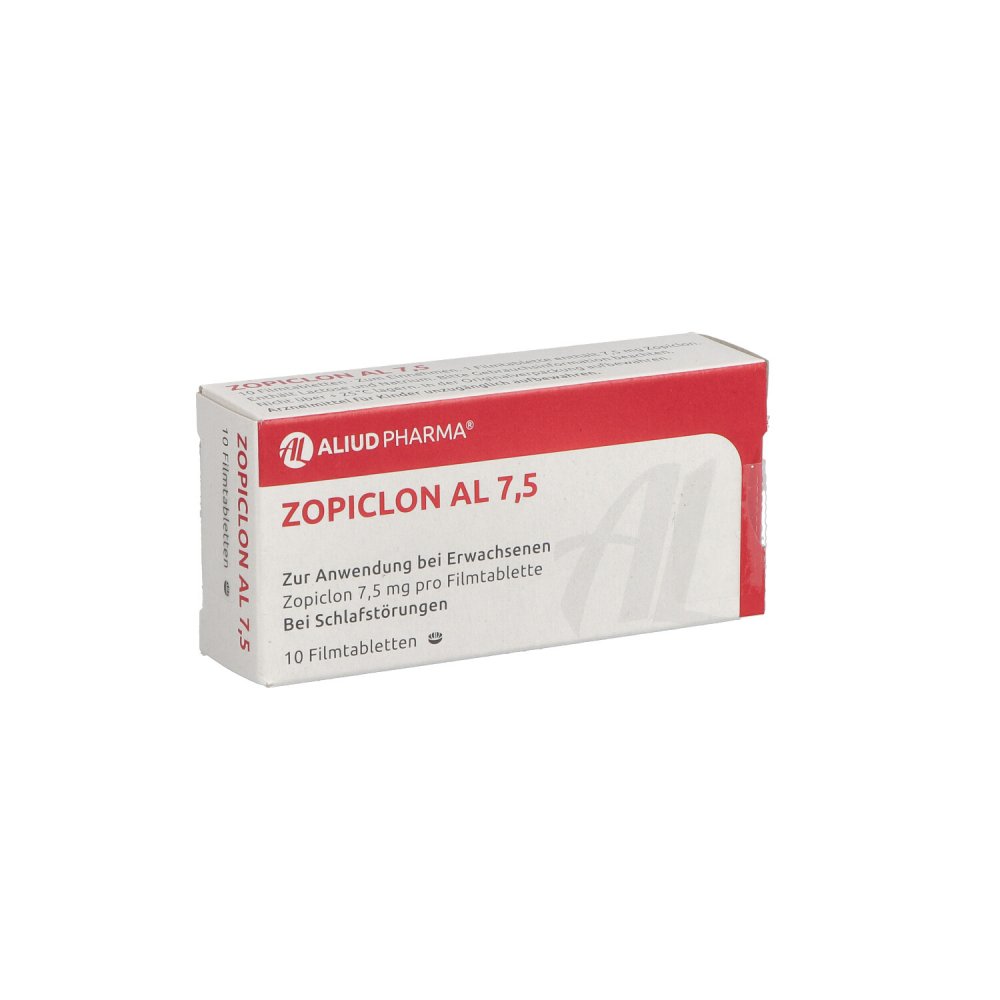 Zopiclon Al 7,5 Filmtabletten 10 stk online kaufen
