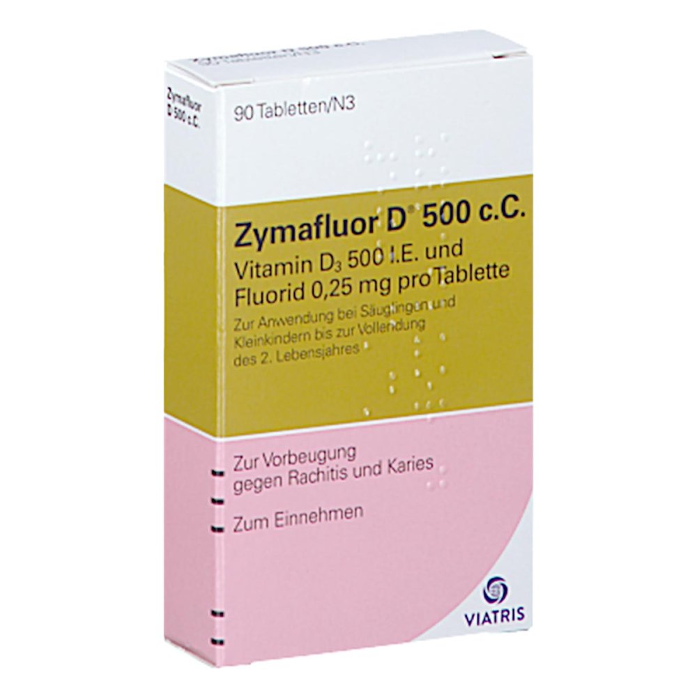 Zymafluor D 500 c.C. Tabletten 90 stk online kaufen