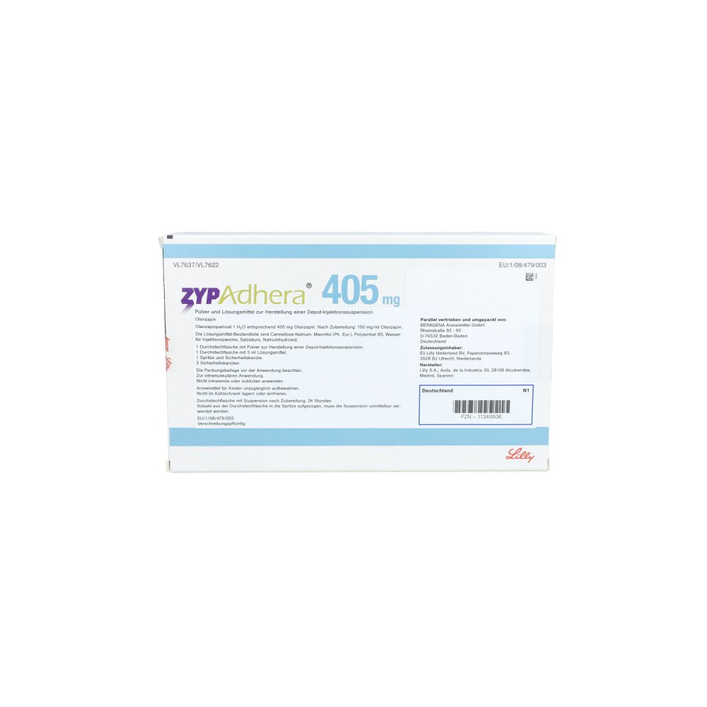 Zypadhera 405 mg Plv.+lsm.z.her.e.depot-inj.-susp. 1 Pck