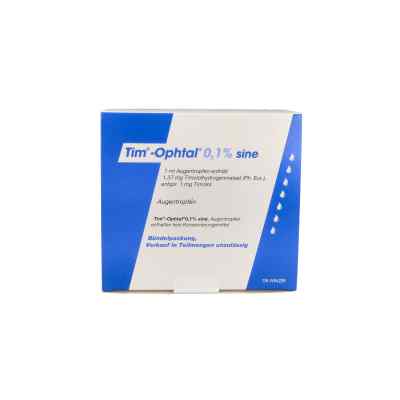 Tim-Ophtal 0,1% sine Augentropfen 0,5ml 120X0.5 ml