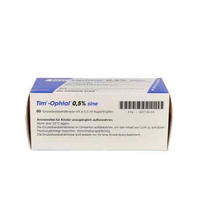 Tim-Ophtal 0,5% sine Augentropfen 0,5ml 60X0.5 ml
