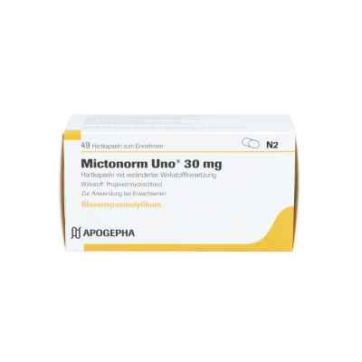 Mictonorm Uno 30 mg Hartk.m.veränd.wirkst.-frs. 49 stk