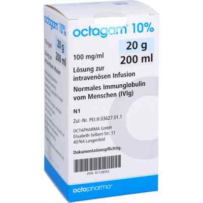 Octagam 10% 20 g Igg intravenös Lösung Infusionsflaschen 200 ml