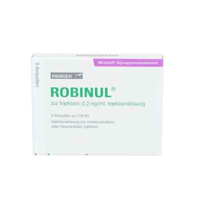 Robinul zur Injektion 0,2 mg/ml Injektionslösung 5X1 ml
