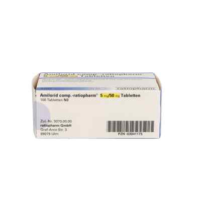 Amilorid comp.-ratiopharm 5mg/50mg 100 stk günstig bei apo.com