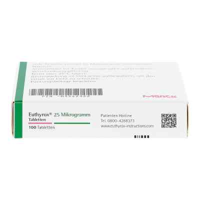 Euthyrox 25 Mikrogramm Tabletten 100 stk günstig bei apo.com