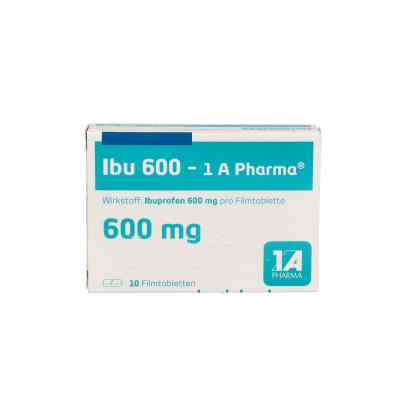 Ibu 600-1a Pharma Filmtabletten 10 stk günstig bei apo.com