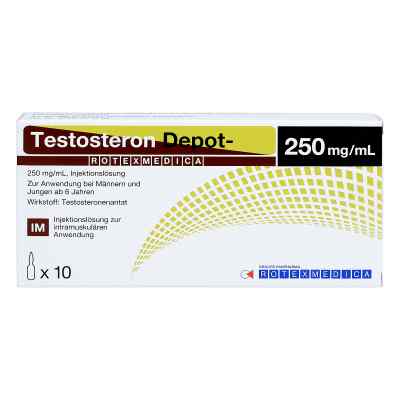 Testosteron depot Rotexmedica Injektionslösung 10X1 ml