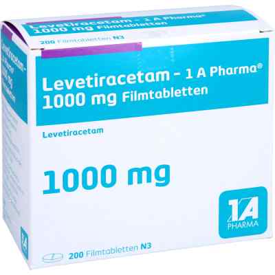 Levetiracetam-1A Pharma 1000mg 200 stk günstig bei apo.com