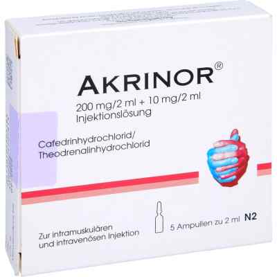 Akrinor 200 mg/2 ml + 10 mg/2 ml iniecto -lösung 5X2 ml