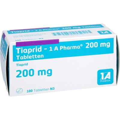 Tiaprid 1a Pharma 200 mg Tabletten 100 stk günstig bei apo.com