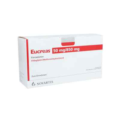 Eucreas 50 mg/850 mg Filmtabletten 3X60 stk