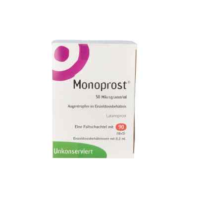 Monoprost 50 Mikrogramm/ml Augentropfen in Einzeldosen 90X0.2 ml