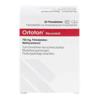 Ortoton Recordati 750 mg Filmtabletten 50 stk