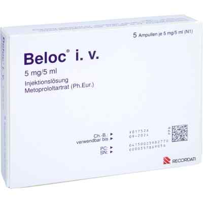 Beloc intravenös Injektionslösung 5X5 ml online kaufen
