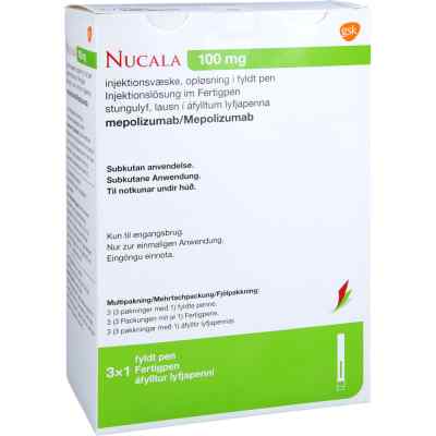 NUCALA® 100mg Injektionslösung im Fertigpen 3X1 ml