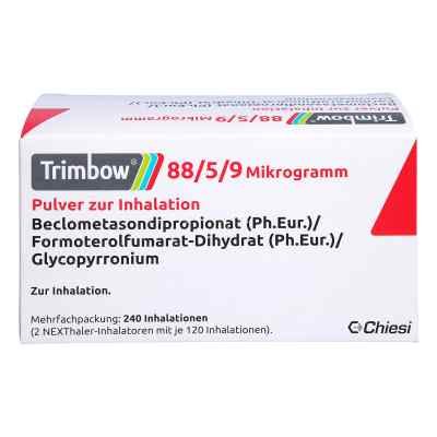 Trimbow 88/5/9 Μg 240ed Plv.z.inhalation Nexthaler 2 stk